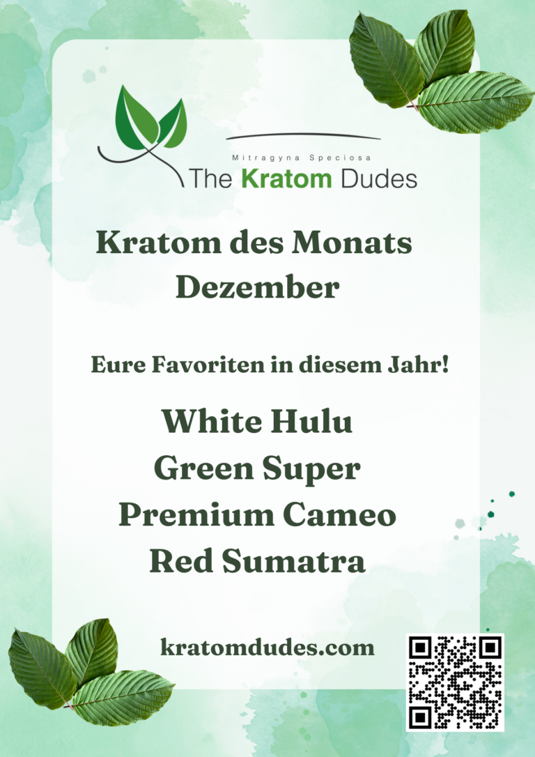 Κράτομ του μήνα Δεκέμβριος 2025 - Kratomdudes | Αγοράστε Κράτομ Online
